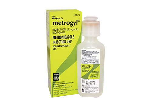 TBD Metrogyl Injection 500mg - ยาฉีดสำหรับฆ่าเชื้อโปรโตซัว 100ml ...