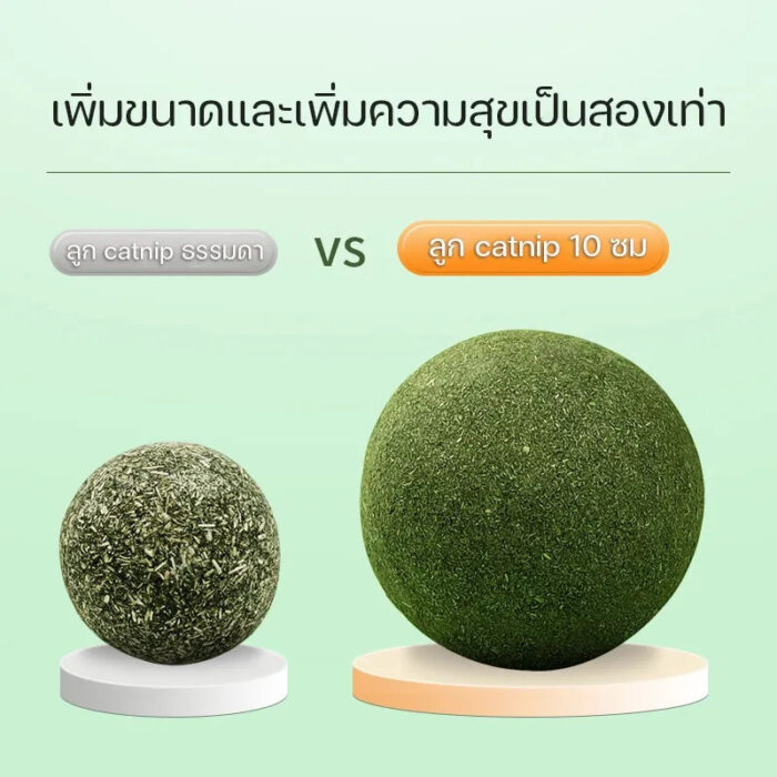 Catnip Ball Jumbo Size 10cm แคทนิปบอล ขนาดใหญ่พิเศษ 10ซม 474901
